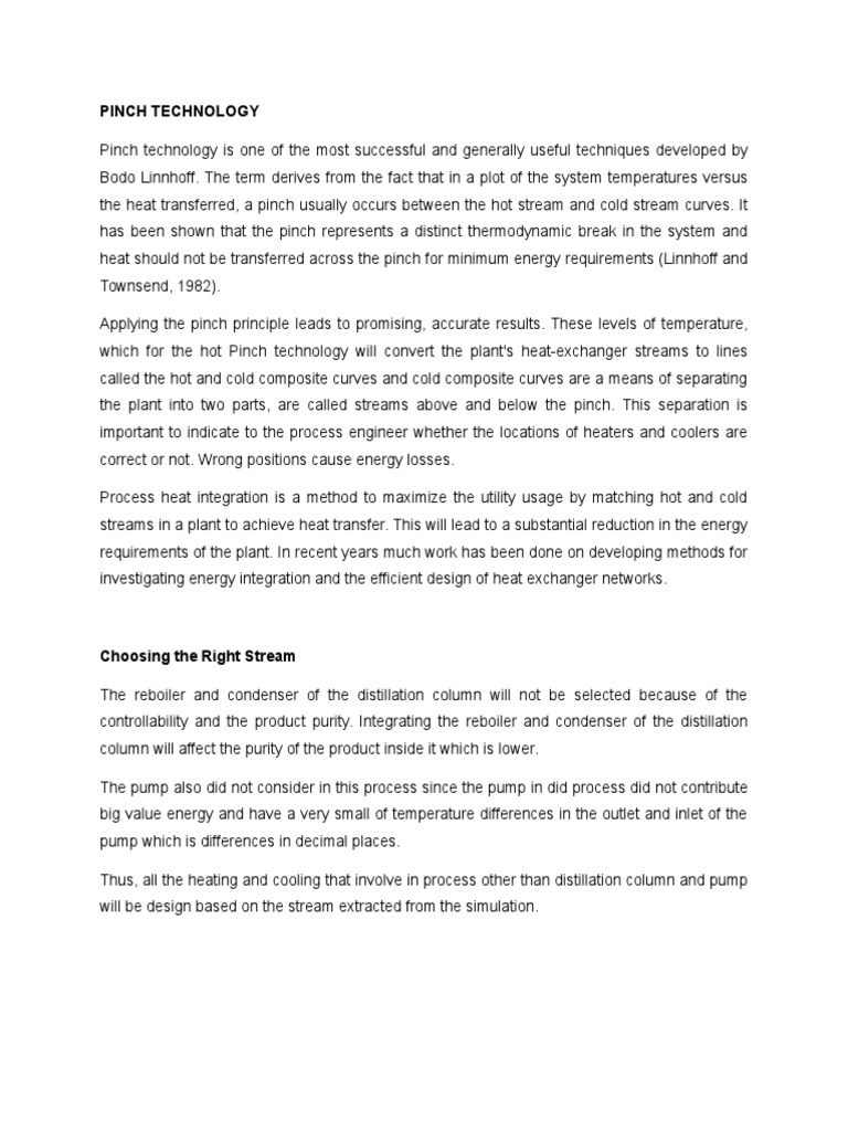 Pinch Tech | Download Free PDF | Heat Exchanger | Heat