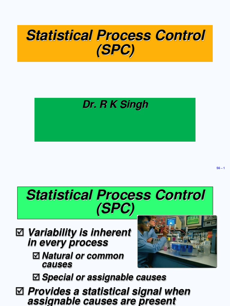 Statistical Process Control and Quality Assurance through Control Charts | PDF | Mean | Standard ...
