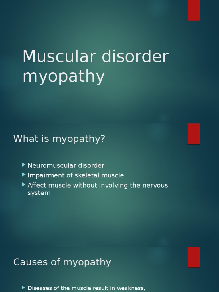 Muscular Disorder | PDF | Self-Improvement | Wellness