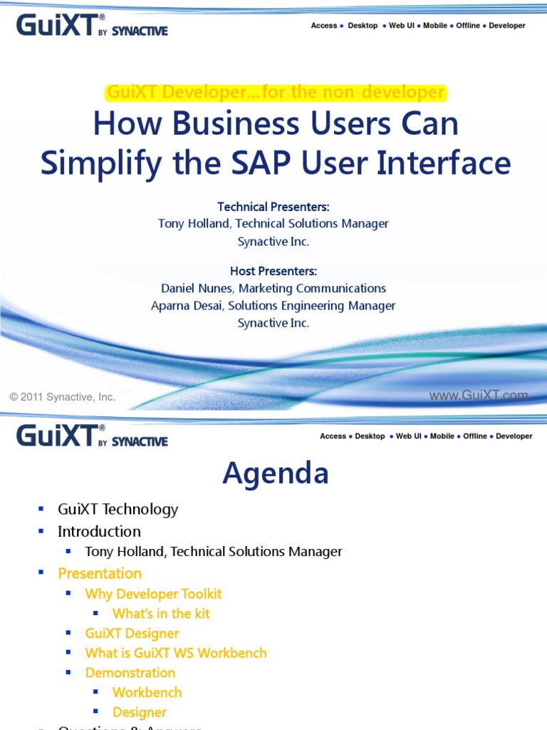 GuiXT Tutorial | PDF | User Interface | Desktop Environment