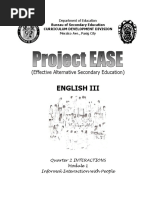 English 9 Quarter 1 Module 1 PDF | PDF