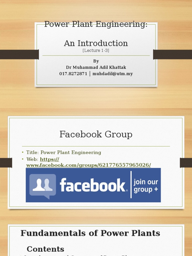 Lecture 1-3 Power Plant Engineering | PDF | Power Station | Entropy