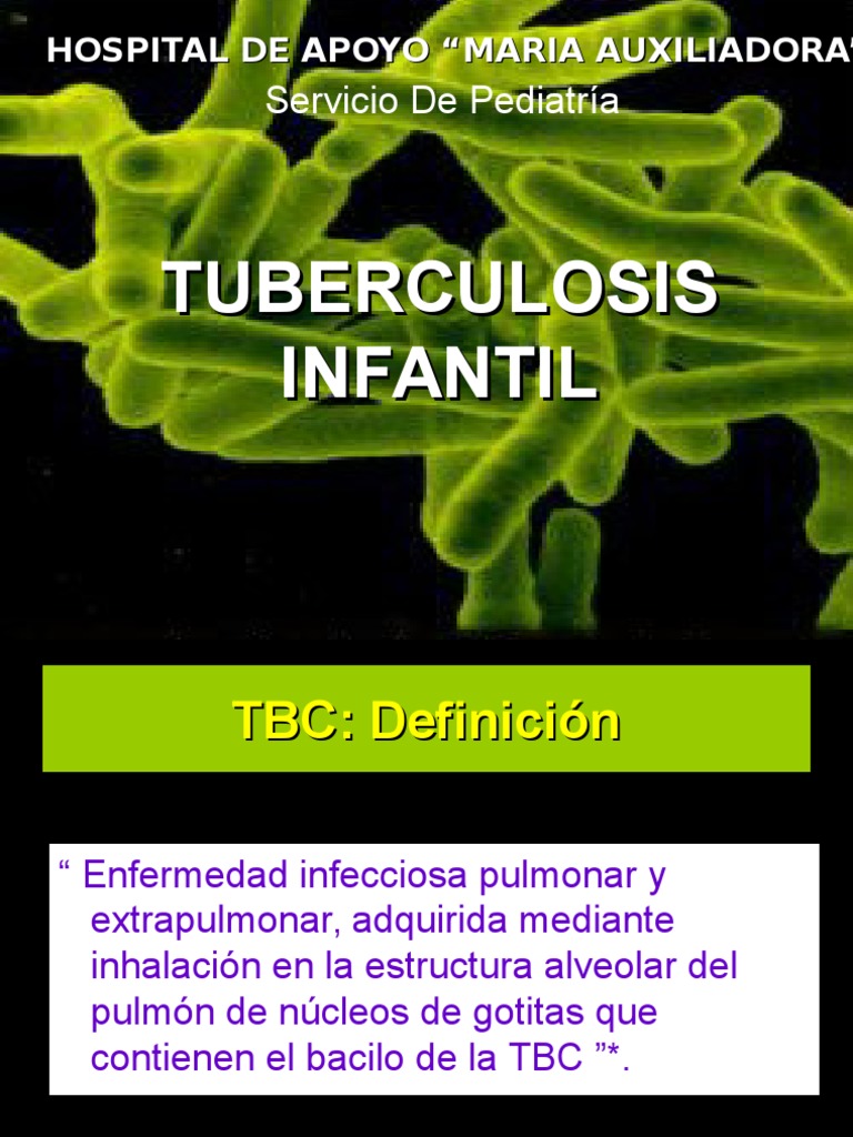 Tuberculosis Pulmonar | PDF | Tuberculosis | Citocina
