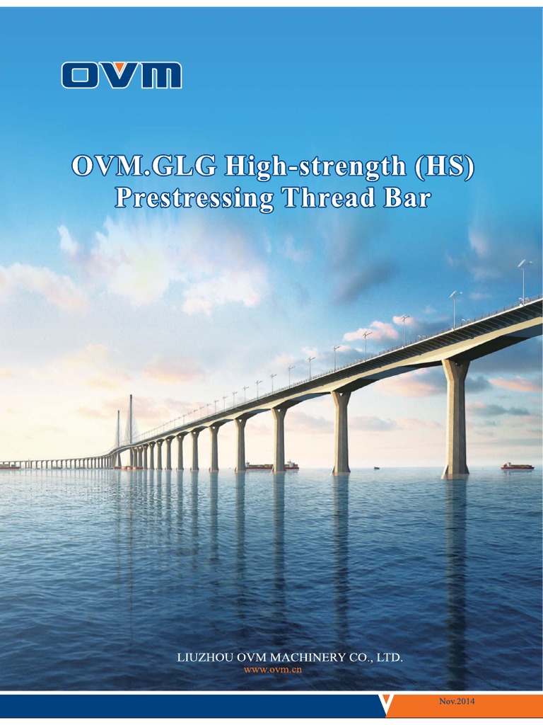 OVM - GLG High-Strength (HS) Prestressing Thread Bar | PDF