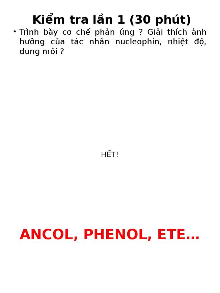 Ancol, Phenol, Ete | PDF