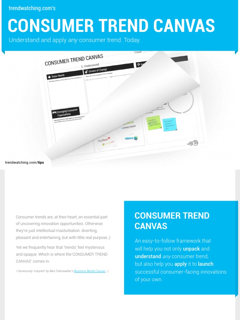 Consumer Trend Canvas Framework | PDF | Retail | Brand