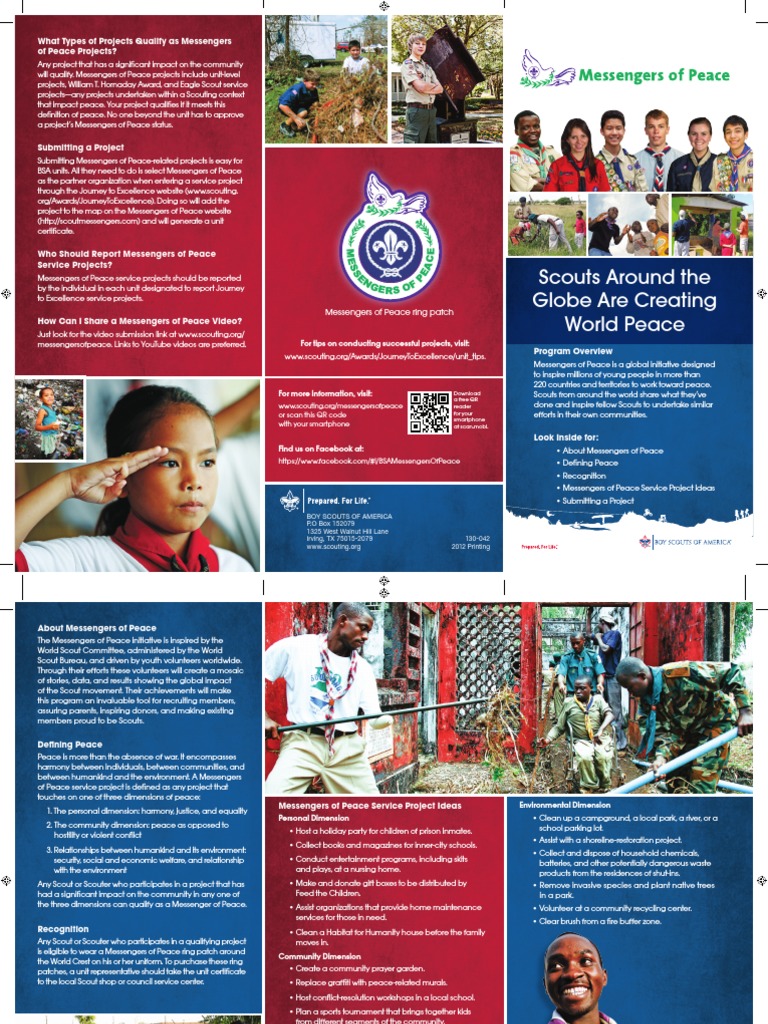 Scouts Around The Globe Are Creating World Peace: Ngers of | PDF ...
