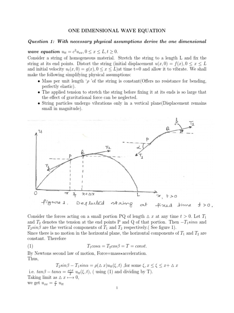 Wave Equation and Heat Equation-new | Wave Equation | Partial ...