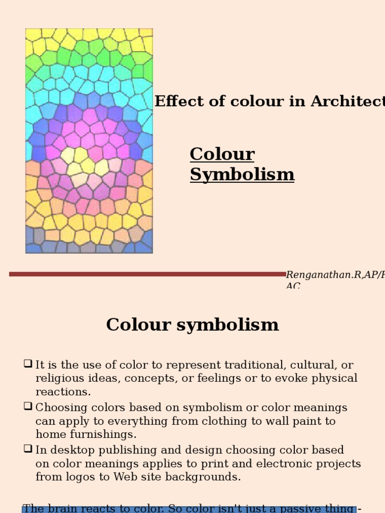Colour Symbolism: Effect of Colour in Architecture | PDF | Blue | Green