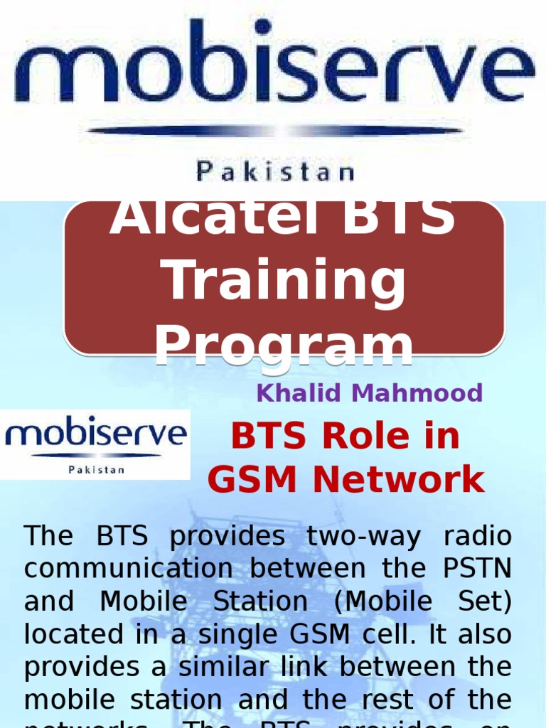 Alcatel BTS Presentation Complete Updated | PDF | Networks | Wireless