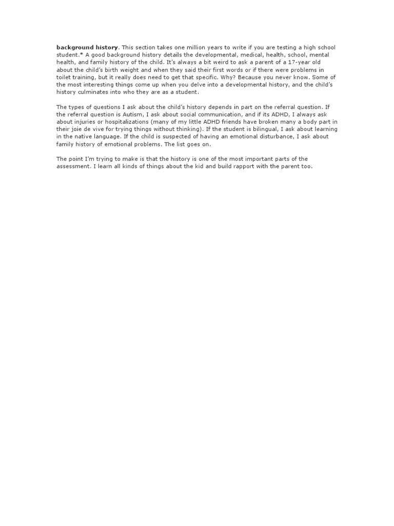 Understanding Child Development History | PDF | Self-Improvement
