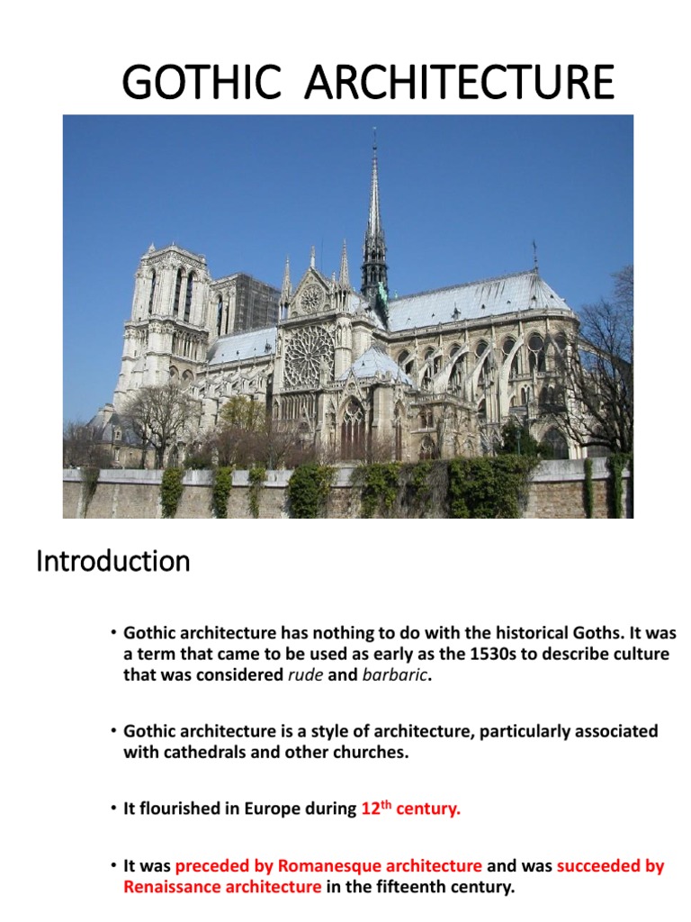 01 A - Gothic Architecture | PDF | Gothic Architecture | Vault ...