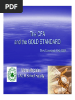 CFA Scholarship letter sample | Business | Economies