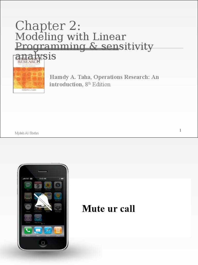 Linear Programming & Sensitivity Analysis | PDF | Linear Programming | Mathematical Optimization