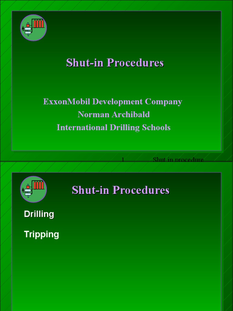 03 Shut-In Procedure | PDF | Casing (Borehole) | Geotechnical Engineering