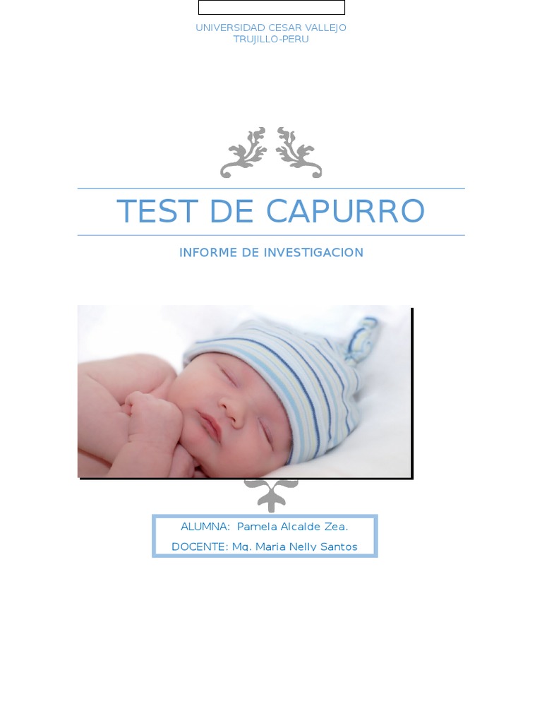 Test de Capurro | Descargar gratis PDF | Infantes | Parto