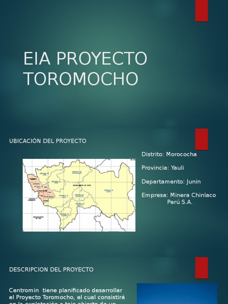 EIA Proyecto Toromocho | PDF | Ciencias de la Tierra | Geografía Física