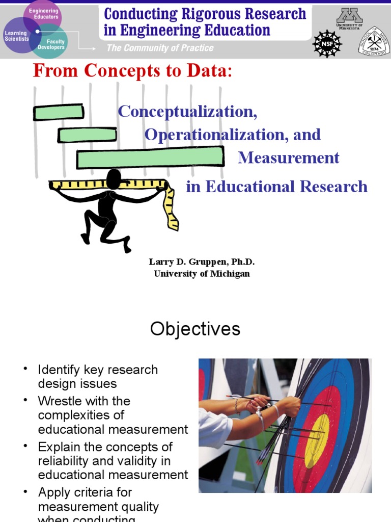 From Concepts To Data:: Conceptualization, Operationalization, and in ...