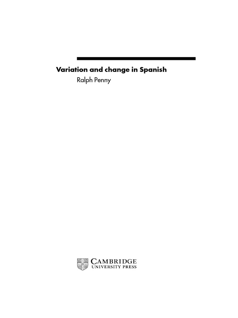 Variation Spanish | PDF | Symbols | Phonology