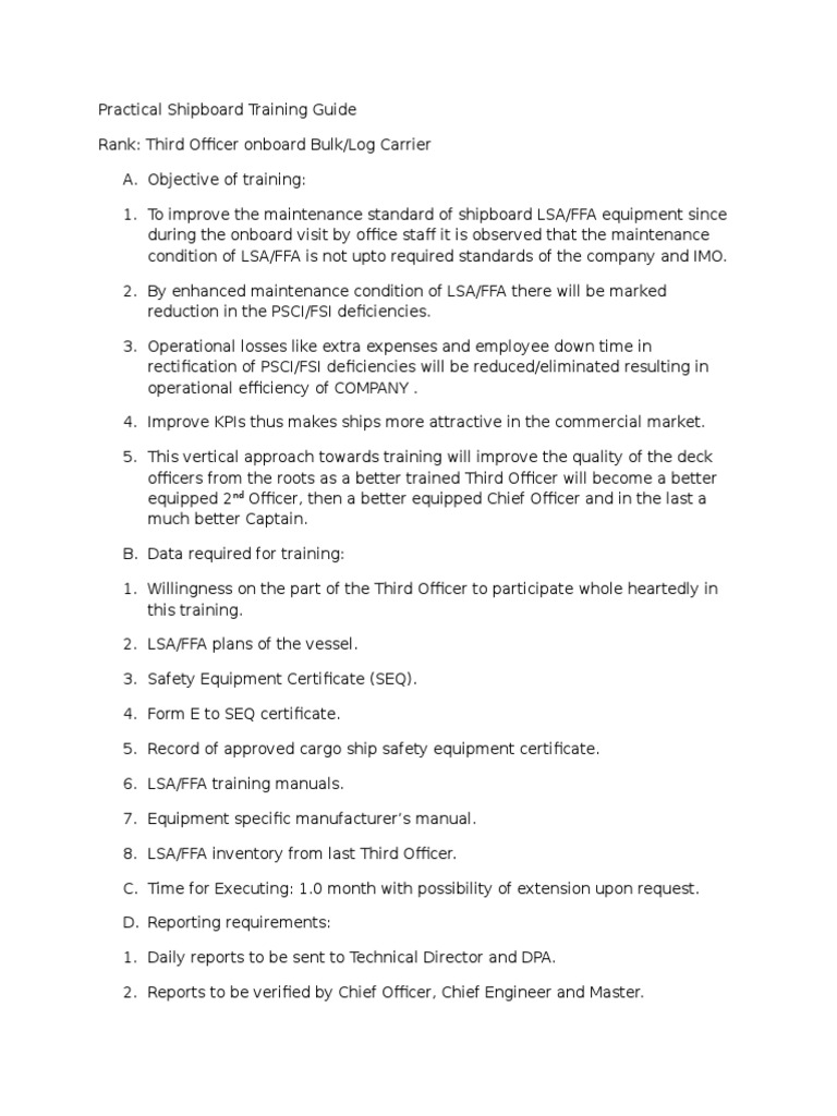 Third Officer | PDF | Industries | Water Transport