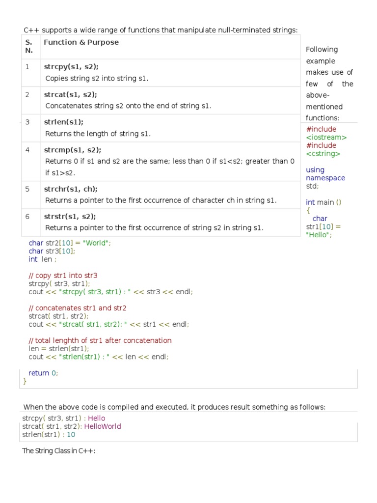 C String Pdf String Computer Science C Programming Language 3697