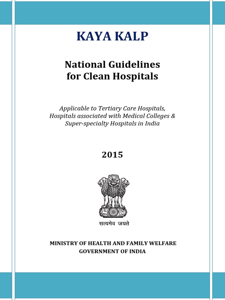 Kaya Kalp House Keeping Standards | Download Free PDF | Hygiene | Infection Control