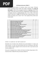 Panduan Skrining Depresi (SRQ 20) | PDF