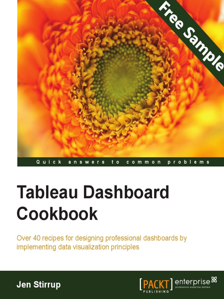 Tableau Dashboard Cookbook - Sample Chapter | Download Free PDF | Microsoft Excel | Spreadsheet