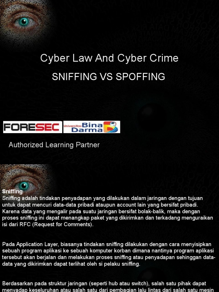 Keamanan Jaringan: Sniffing & Spoofing | PDF | Komputer