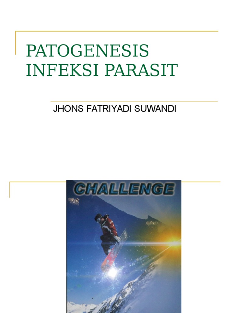 Patogenesis Infeksi Parasit | PDF