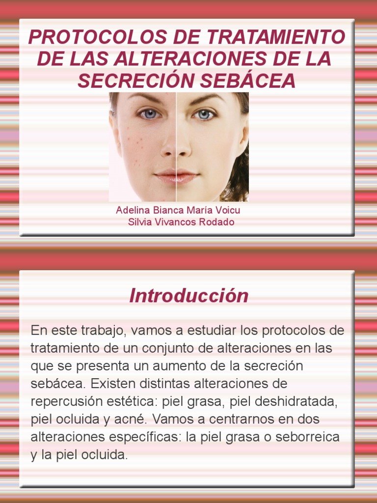 Tratamiento de Secreción Sebácea | PDF | Productos cosméticos | Piel