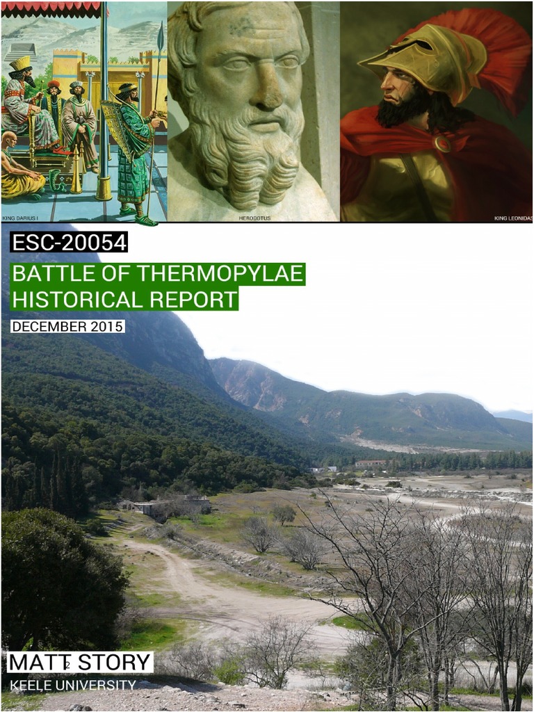 The Battle of Thermopylae Historical/Geological Report | PDF | Ancient ...