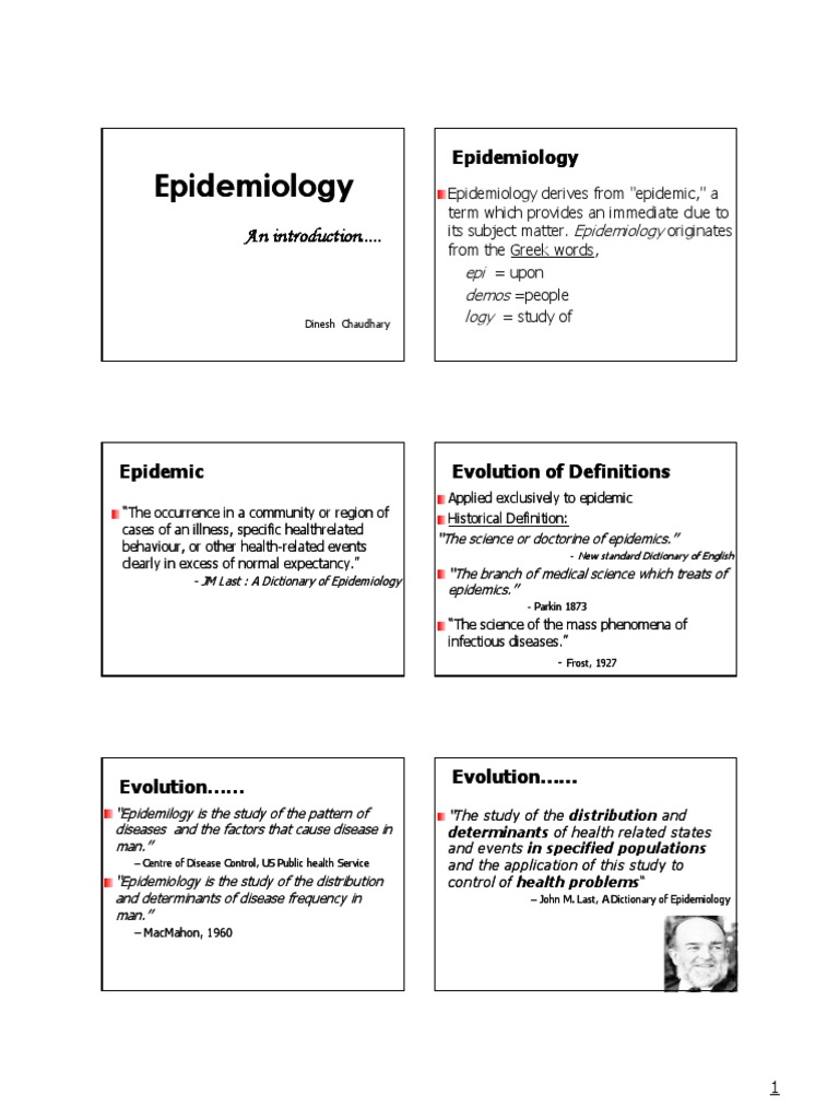 Epidemiology Epidemiology | PDF | Epidemiology | Transmission (Medicine)