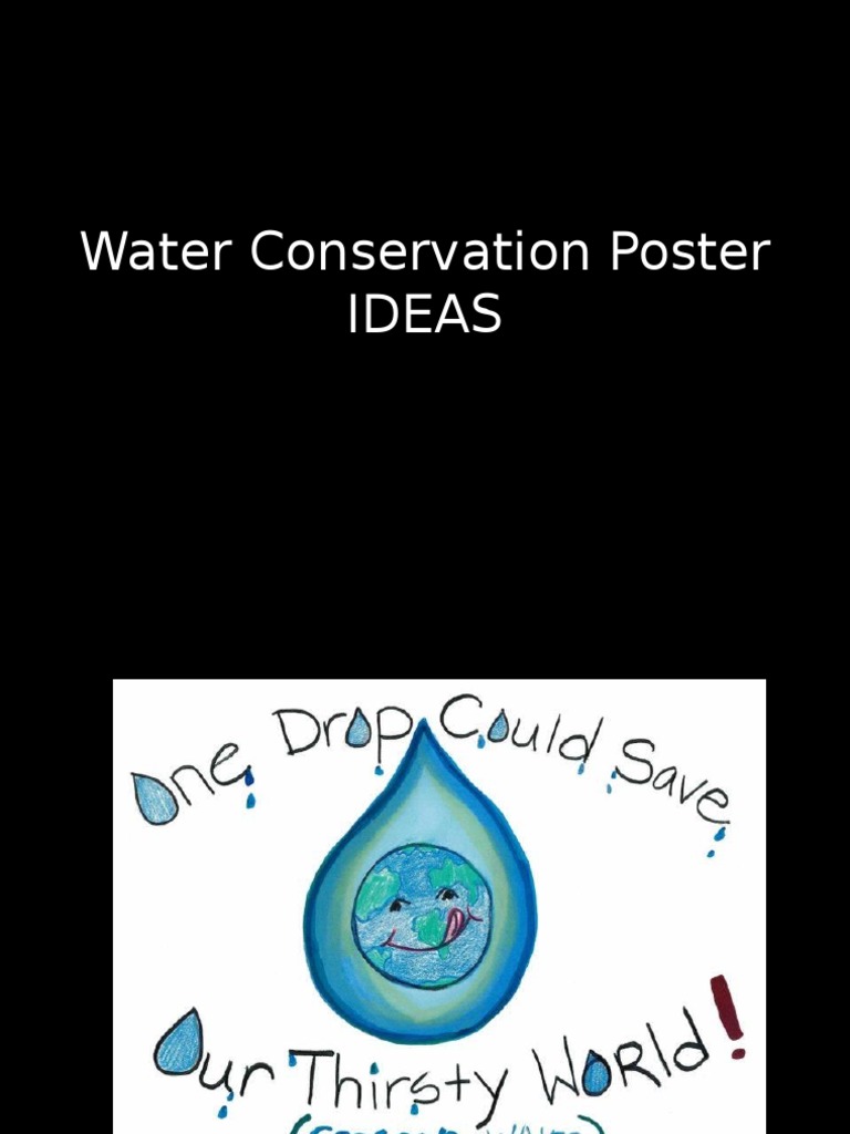 Water Conservation Poster Ideas | PDF