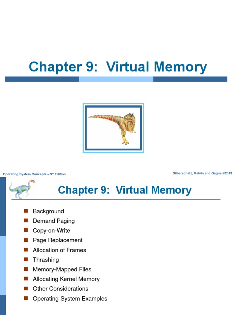 Chapter 9: Virtual Memory: Silberschatz, Galvin and Gagne ©2013 Operating System Concepts - 9 ...