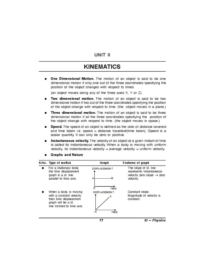 KinemaTics Class XI | PDF | Acceleration | Velocity