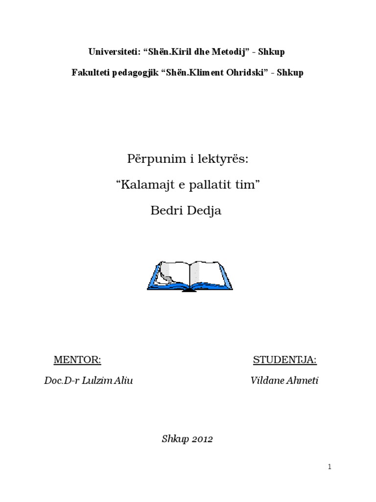Kalamajt e Pallatit Tim | PDF