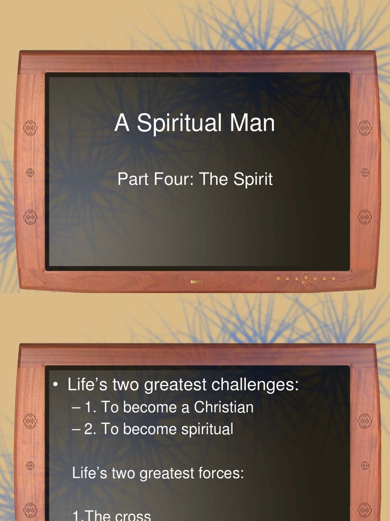 A Spiritual Man | PDF | Holy Spirit | Crucifixion