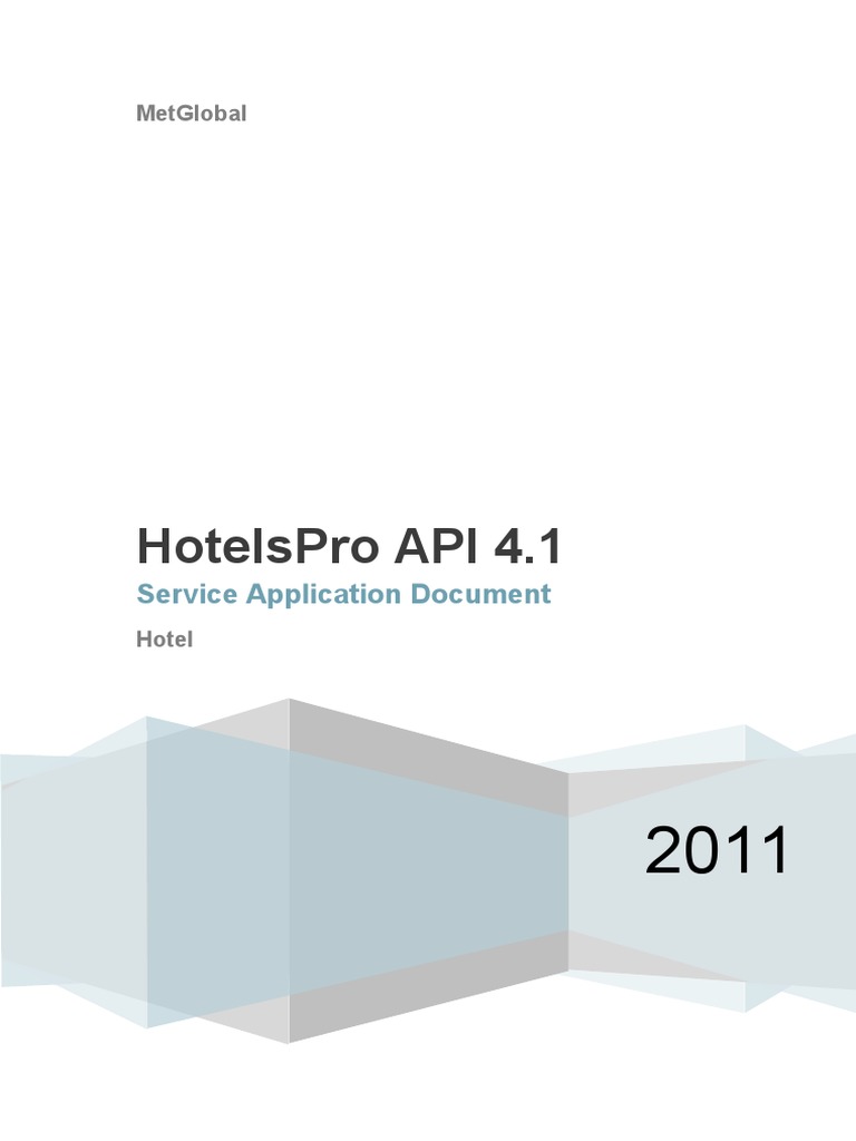 HotelsPro XML Booking System 4 1 | PDF | Application Programming Interface | Soap