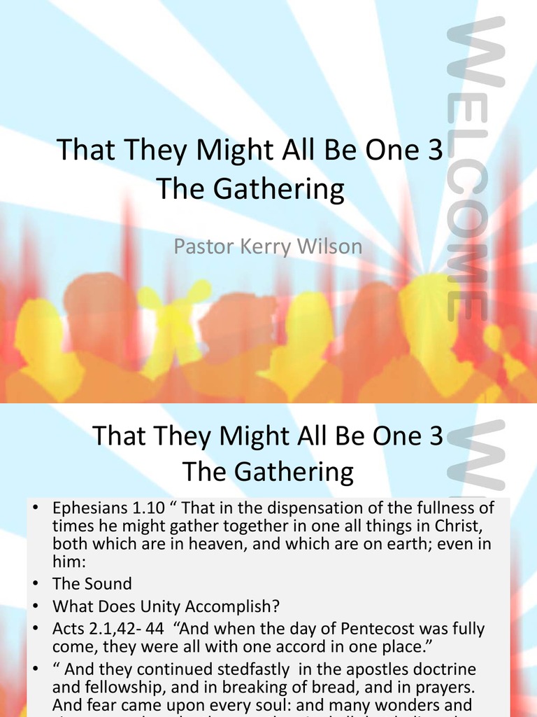 That They All May Be One2 | PDF | Acts Of The Apostles | Jesus