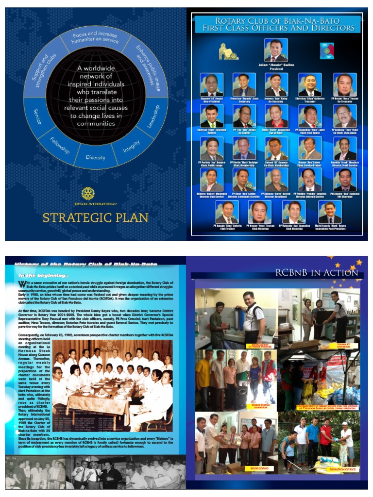 Rotary Club of Biak-Na-Bato Induction Souvenir Program 2013-2014 | PDF ...