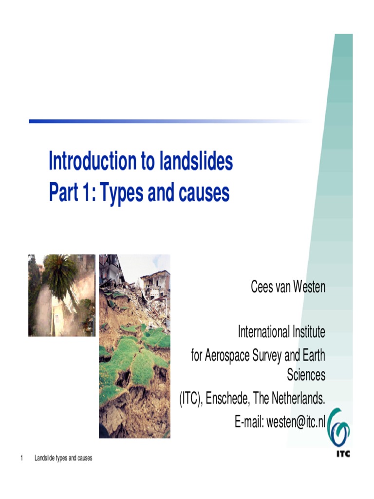 Introduction To Landslides Part 1: Types and Causes | PDF | Landslide ...