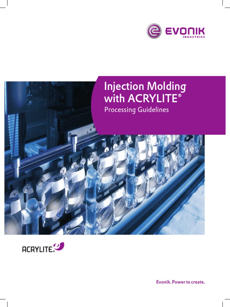 Manual Acrylite Injection Molding Brochure | PDF | Casting (Metalworking) | Poly(Methyl ...