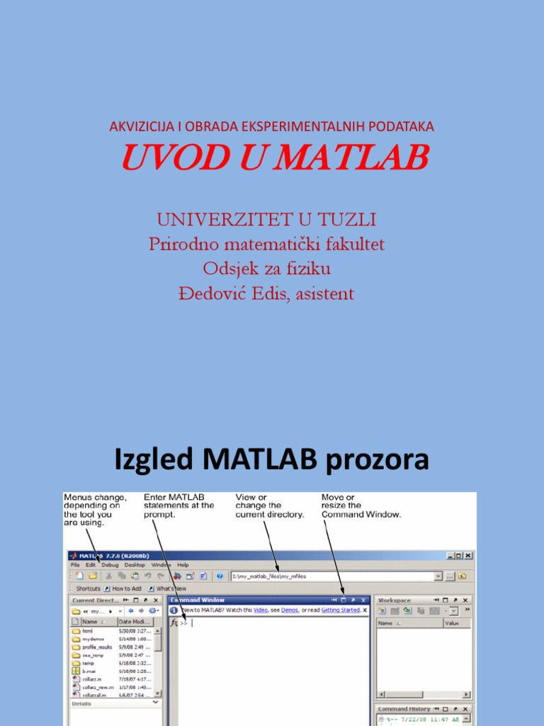 Akvizicija I Obrada Eksperimentalnih Podataka | PDF