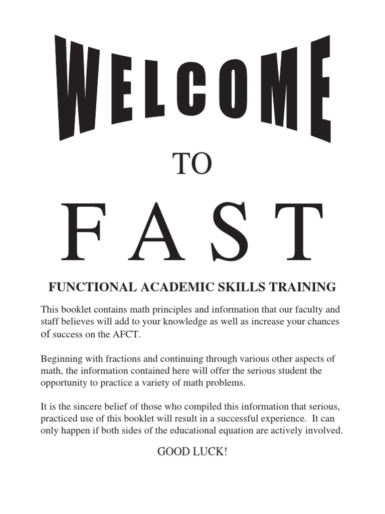 Asvab Math Workbook Pdf Fraction Mathematics Division Mathematics