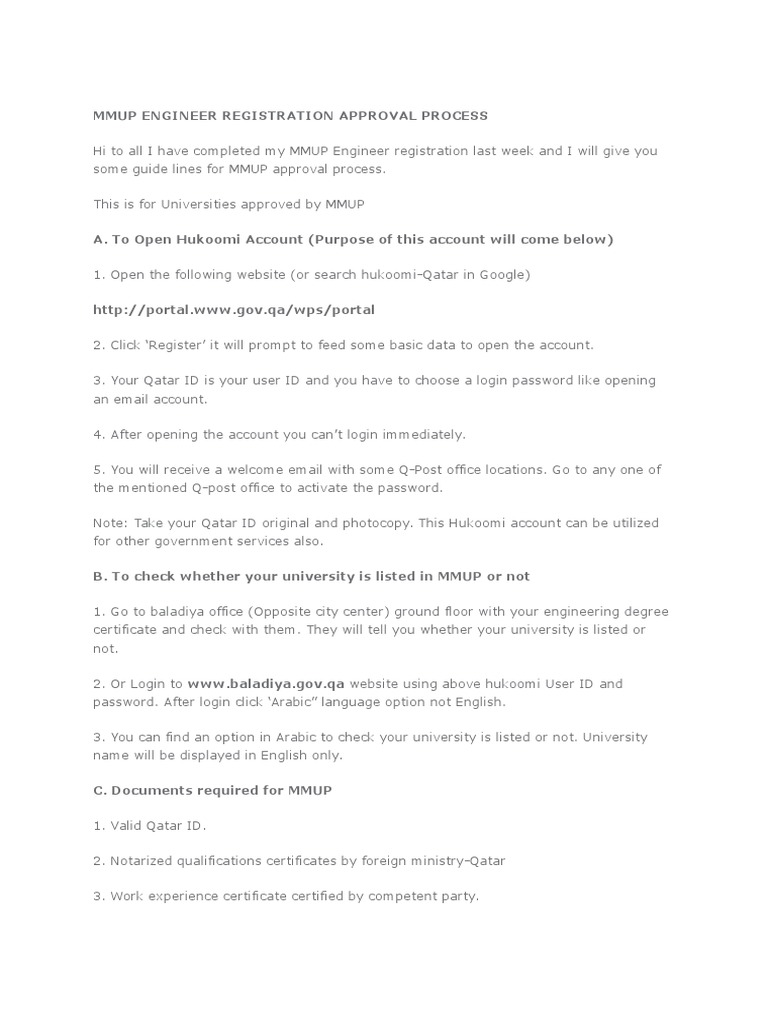 MMUP Engineer Registration Guide | PDF | Websites | Password