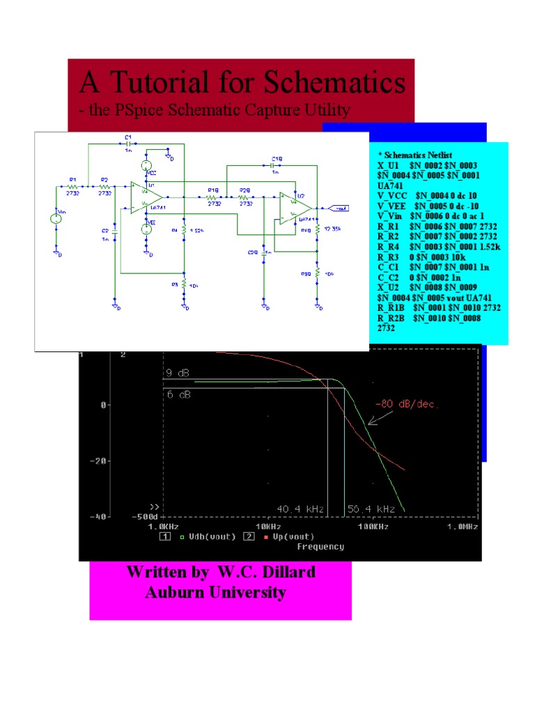 Pspice Tut | PDF | Spice | Electrical Network