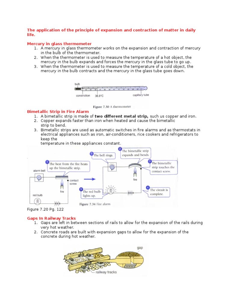 Everyday Applications of Expansion and Contraction | PDF | Home ...