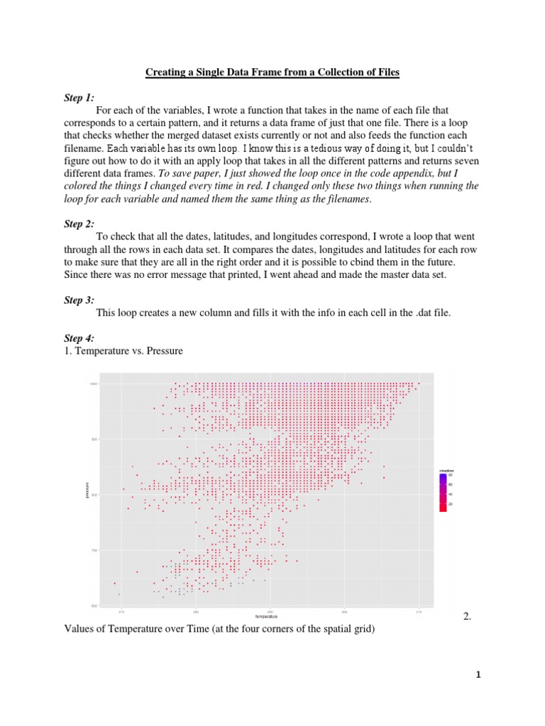 Creating A Single Data Frame From A Collection of Files | PDF | Time ...