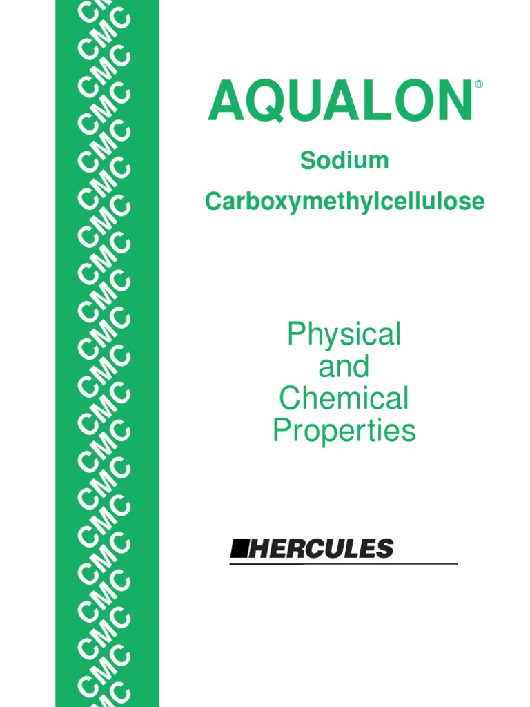 Aqualon CMC Booklet | PDF | Solution | Solubility
